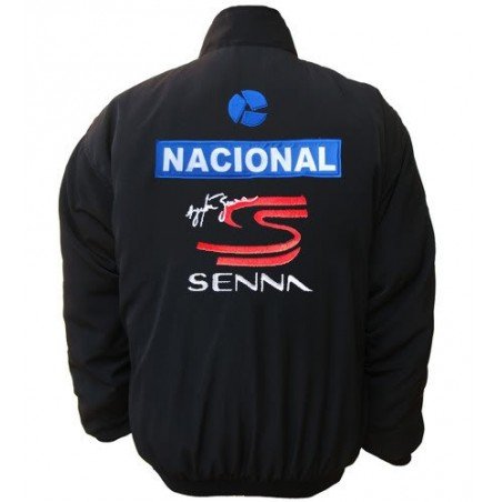 Blouson Senna Team sport mécanique couleur noir