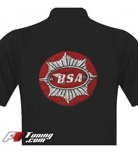 Polo BSA de couleur noir